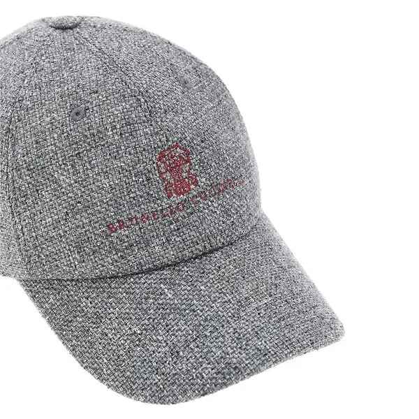 Brunello Cucinelli Wool, Linen, And Silk Baseball Cap