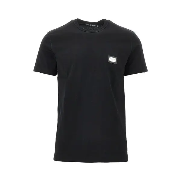 Dolce & Gabbana Logo Plate T-shirt - Black