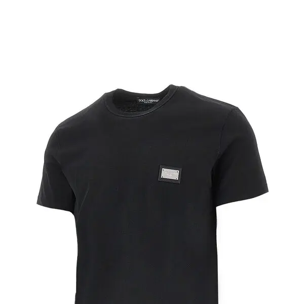 Dolce & Gabbana Logo Plate T-shirt - Black