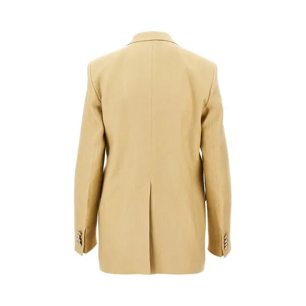 Tagliatore Jasmine Double-breasted Linen Gabardine Jacket - Beige