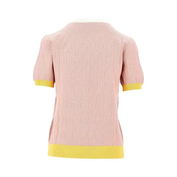 Fendi Jacquard Ff Knit T-shirt