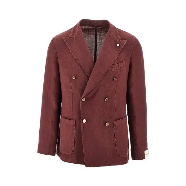 L.B.M. 1911 Double-breasted Linen Jacket