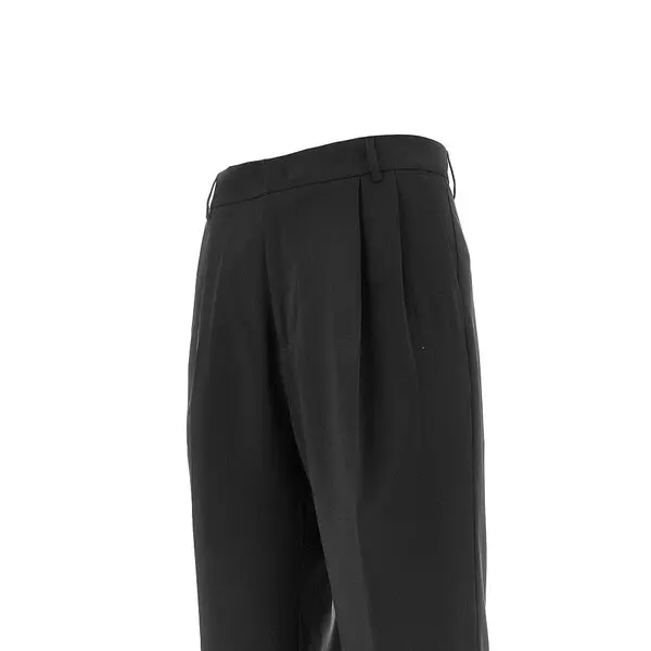 C.9.3 Viscose-blend Straight Leg Pants With Double Darts