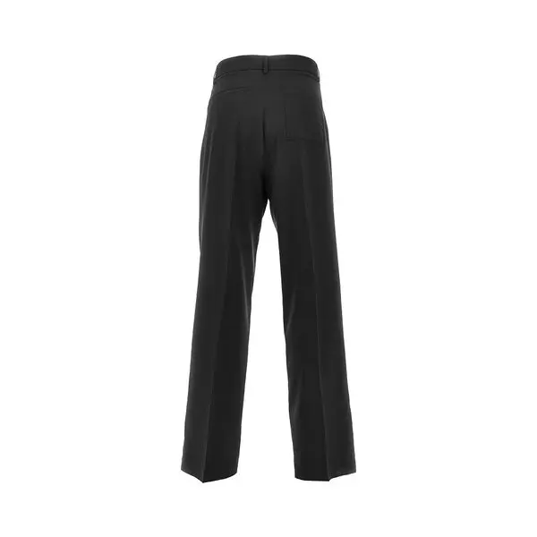 C.9.3 Viscose-blend Straight Leg Pants With Double Darts
