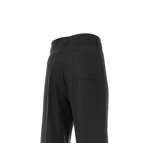 C.9.3 Viscose-blend Straight Leg Pants With Double Darts