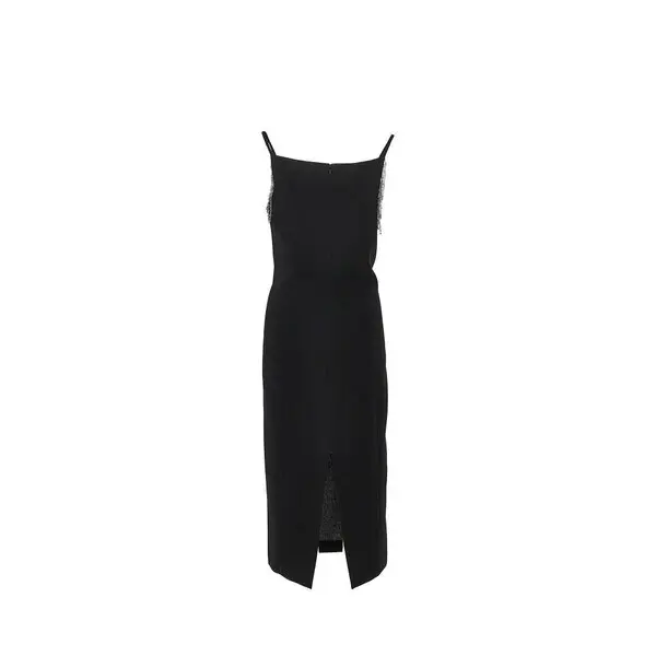Pinko Midi Dress With Embellished Shoulders
