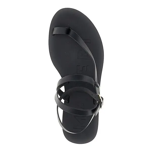 Manebí Leather Thong Sandals With Ankle Strap