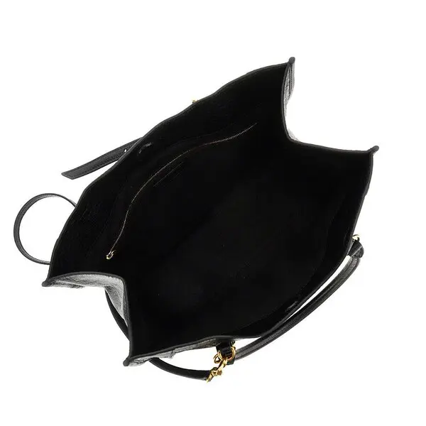 Balenciaga Arena Leather Small 'le City' Tote Bag - Black