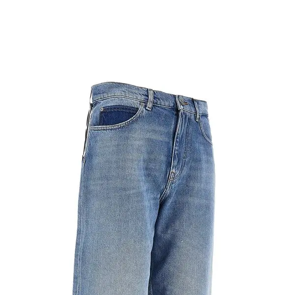Pinko Balloon Fit Jeans With Frayed Hem