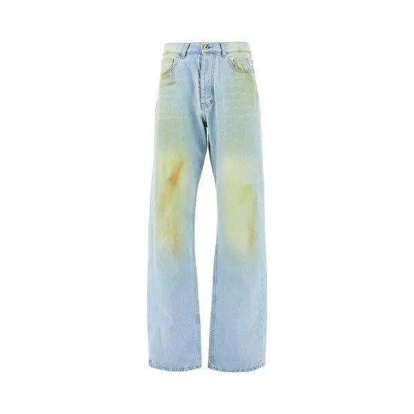 C.9.3 Relaxed Fit Stained Effect Jeans