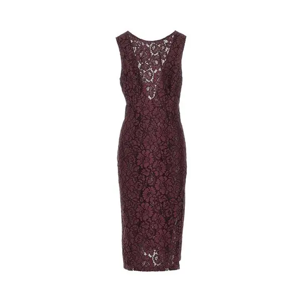 Pinko Floral Lace Midi Dress