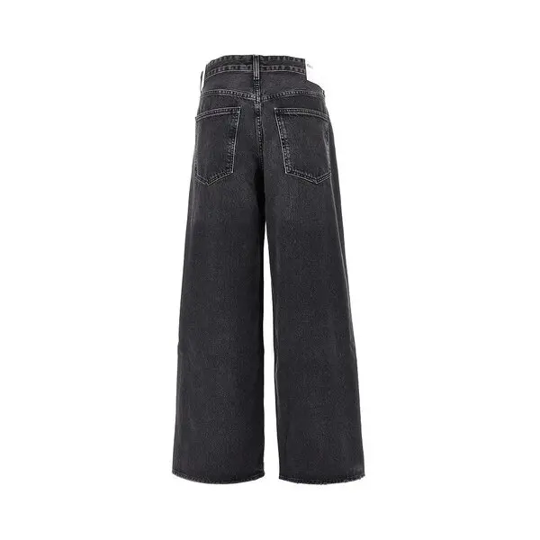 AGOLDE Vana Fold Jeans - Black