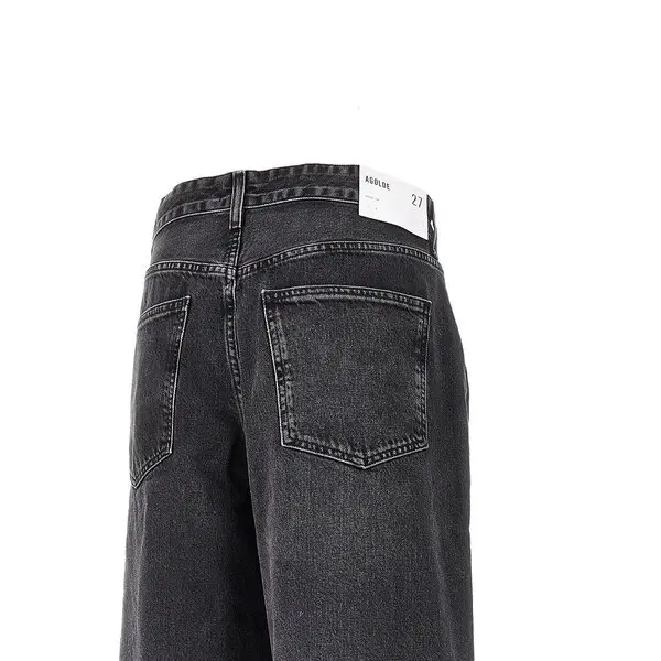 AGOLDE Vana Fold Jeans - Black