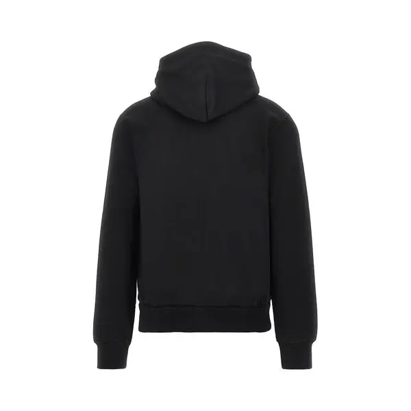 Dolce & Gabbana Full-zip Hoodie With Logo Plate