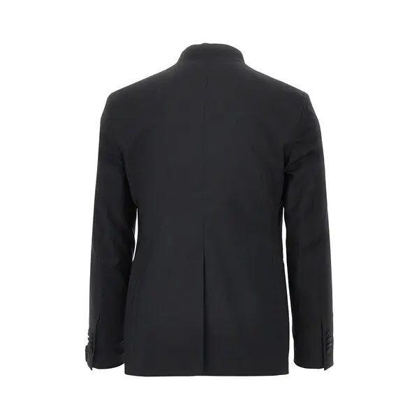 Tagliatore Collarless Double-breasted Tuxedo Jacket