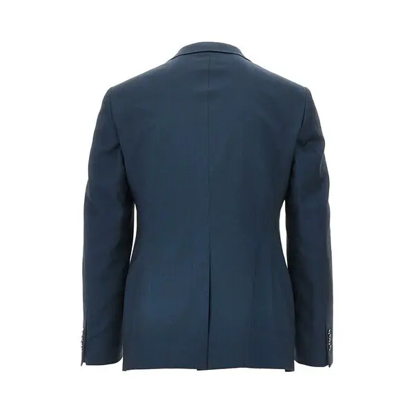 LUIGI BIANCHI Herringbone Light Wool Tailored Suit