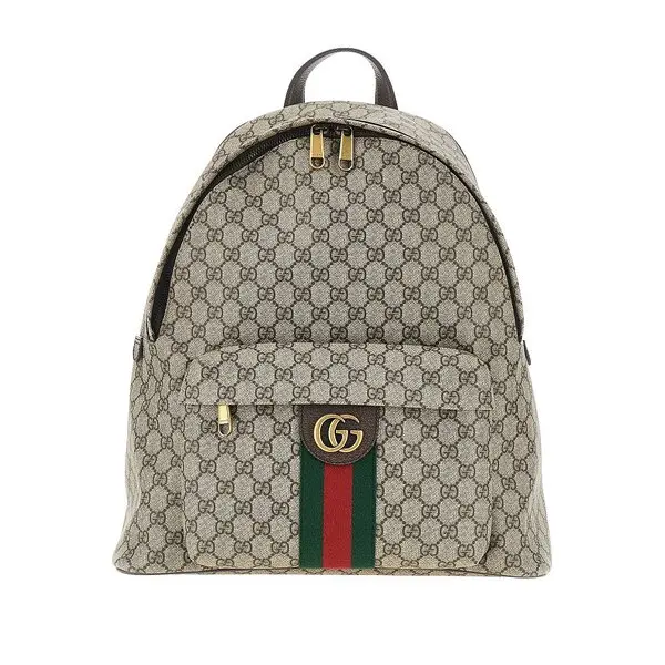 Gucci Ophidia Gg Medium Backpack - Beige