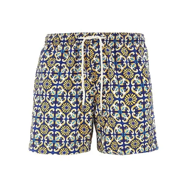 PENINSULA SWIMWEAR Amalfi Printed Swim Shorts - Blue