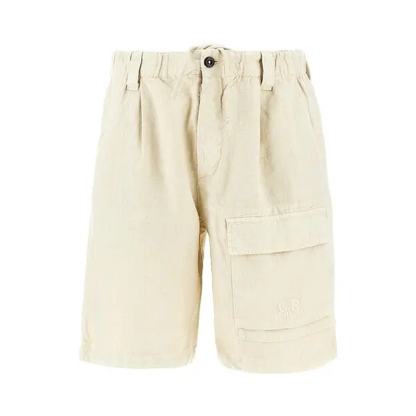 C.P. COMPANY Linen Cargo Shorts