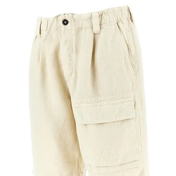 C.P. COMPANY Linen Cargo Shorts