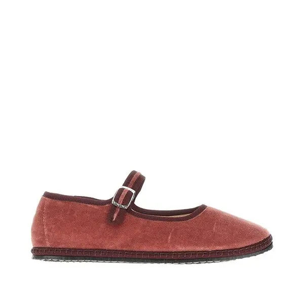 VIBI VENEZIA Velvet Mary Jane Slippers - Pink