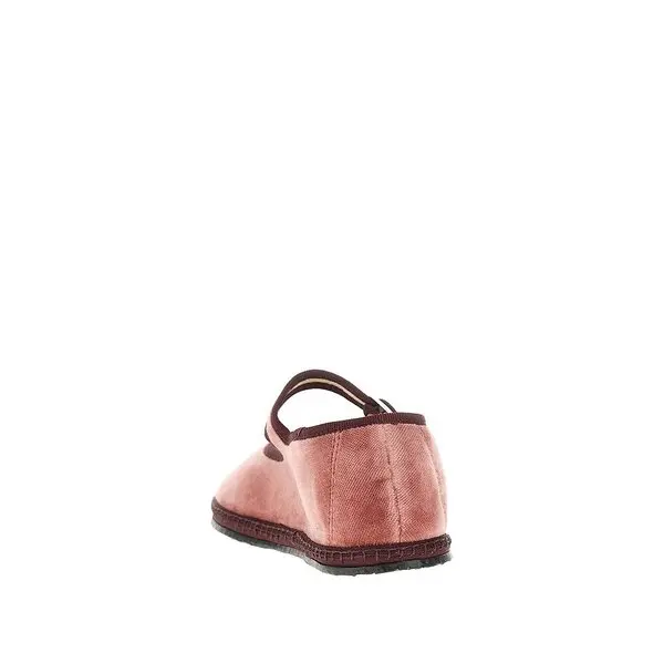 VIBI VENEZIA Velvet Mary Jane Slippers - Pink