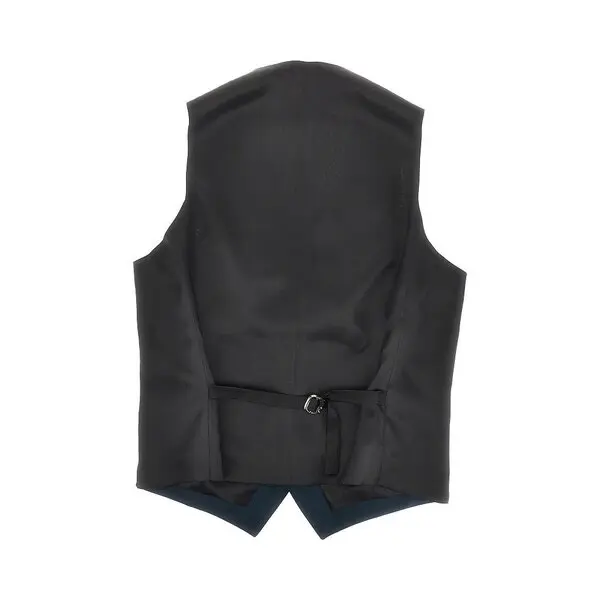 LUIGI BIANCHI Tailored Wool And Mohair Blend Vest