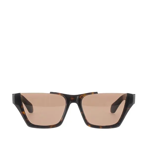 Alaïa Rectangular Tortoiseshell Acetate Sunglasses - Brown