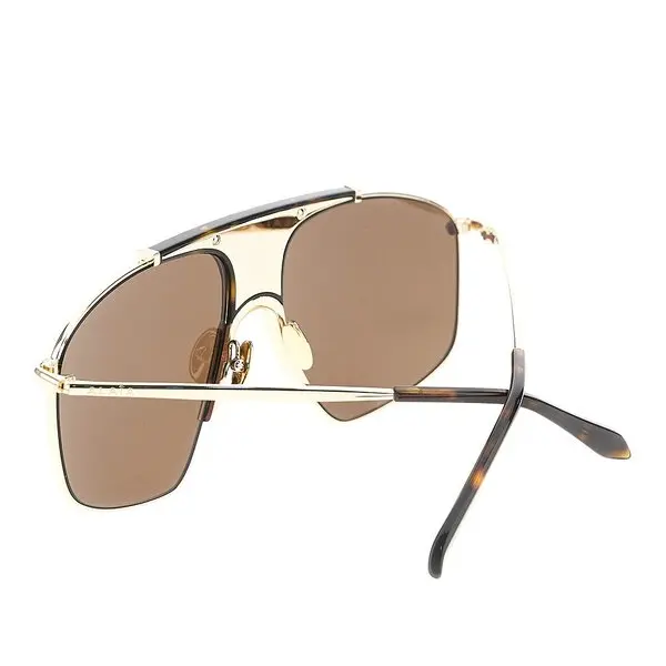 Alaïa Aviator Sunglasses With Croc-effect Embellishment