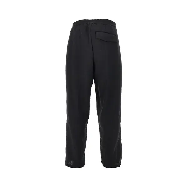MARSEM Linen-effect Canvas Pants With Elasticated Waist