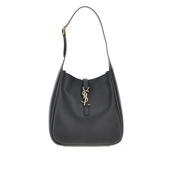 Saint Laurent Le 5 À 7' Grained Leather Shoulder Bag - Black