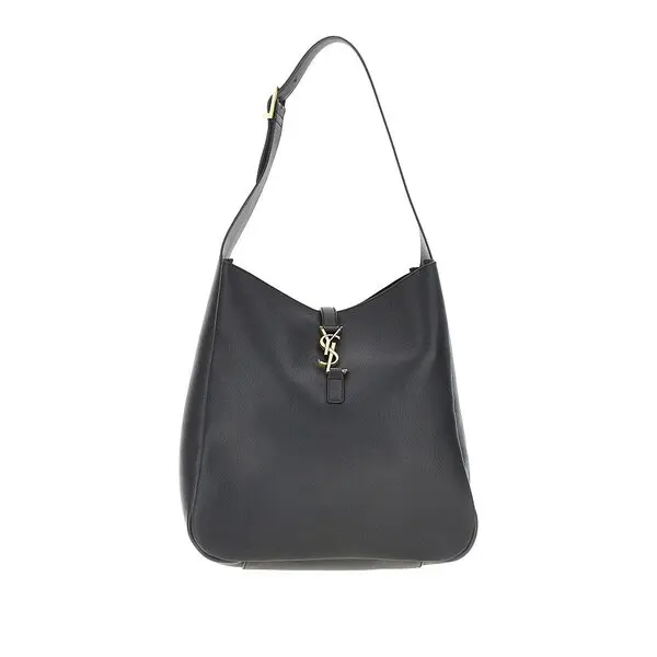 Saint Laurent Le 5 À 7' Grained Leather Shoulder Bag - Black