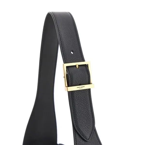 Saint Laurent Le 5 À 7' Grained Leather Shoulder Bag - Black