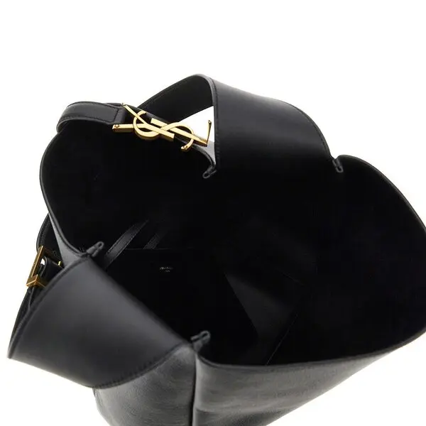 Saint Laurent Le 5 À 7' Grained Leather Shoulder Bag - Black