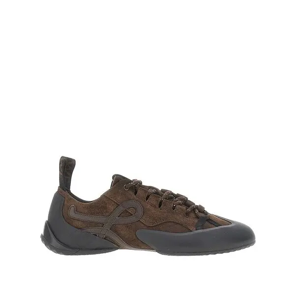 Loewe Suede Leather "l" Monogram Sneakers