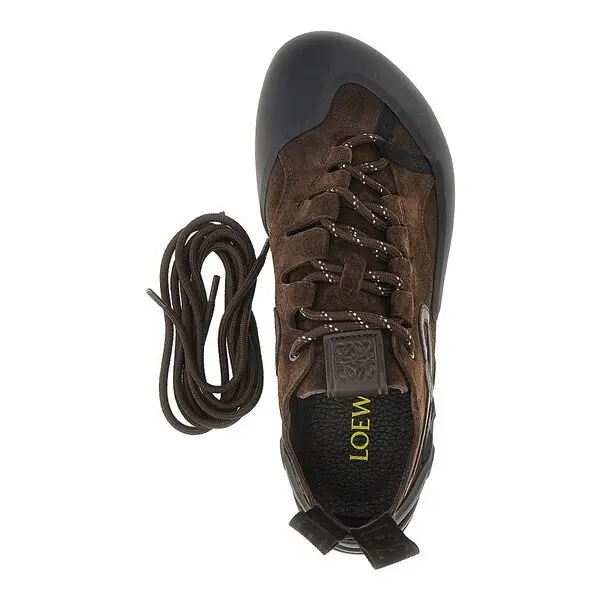 Loewe Suede Leather "l" Monogram Sneakers