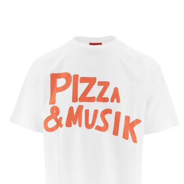 PUBLIC POSSESSION Pizza & Muik' Cotton T-hirt