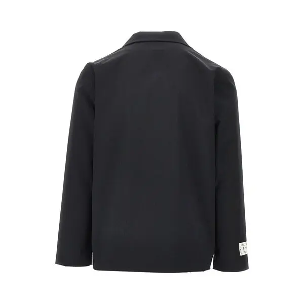C.9.3 Wool-blend Hirt With Bowling Collar