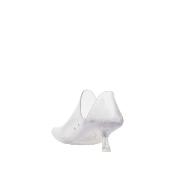 Loewe Transparent Pvc Pumps With Technical Knit Socks