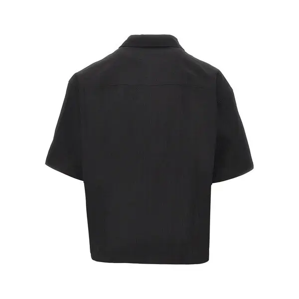 Studio Nicholson Sanko' Broken Twill Shirt An - Black