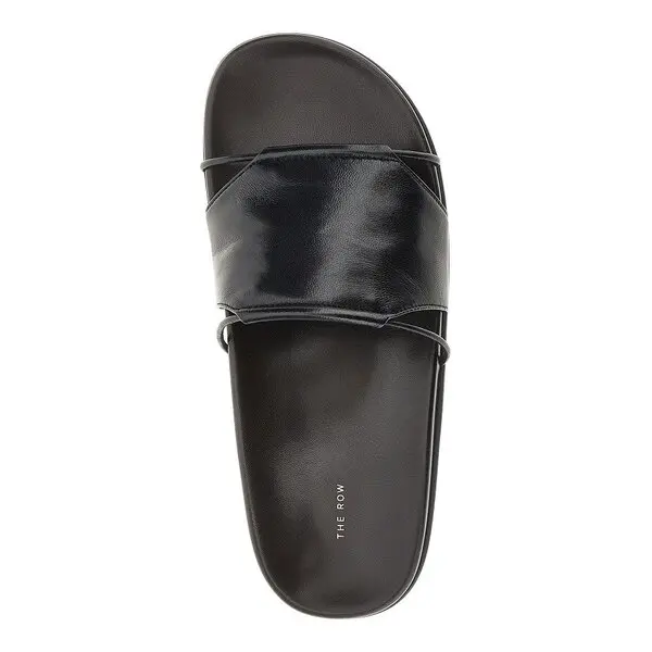 THE ROW Vivienne Leather Slides