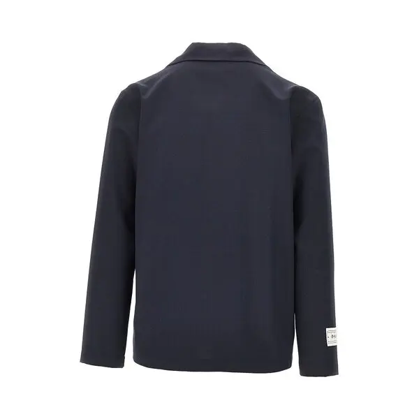 C.9.3 Wool-blend Hirt With Bowling Collar