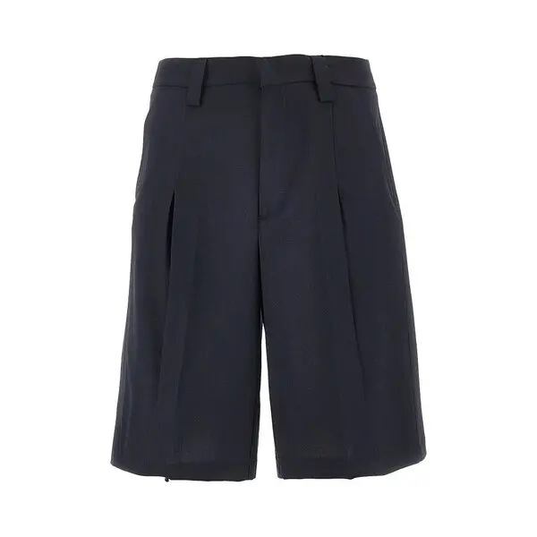 C.9.3 Wool-blend Canvas Bermuda Shorts