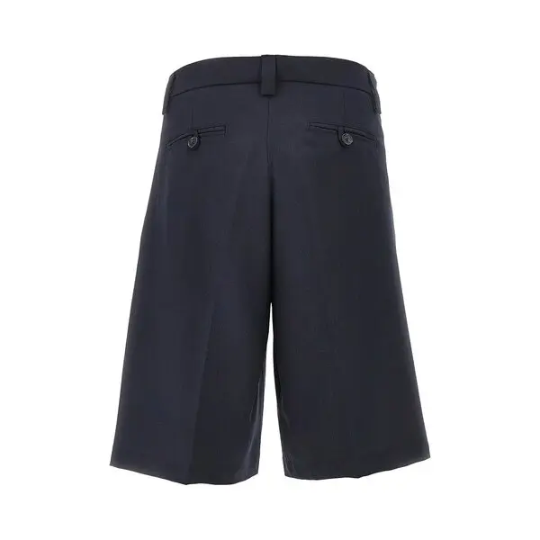 C.9.3 Wool-blend Canvas Bermuda Shorts