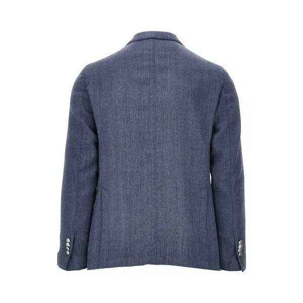L.B.M. 1911 Tom" Wool-blend Double-breasted Jacket With Chevron Motif