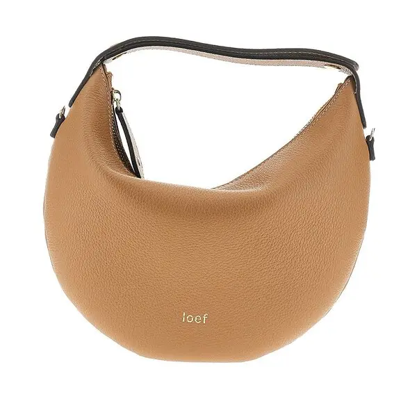 IOEF Lula Grained Leather Half-moon Bag