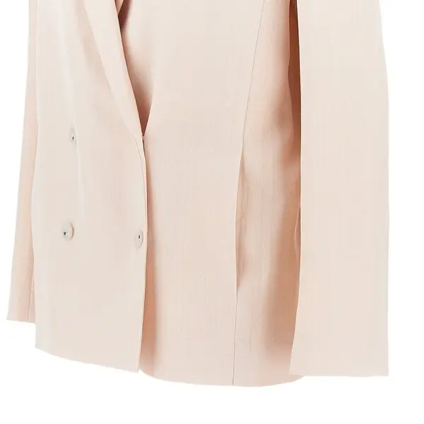 Loulou De Saison Minka Oversized Double-breasted Shawl Lapel Jacket