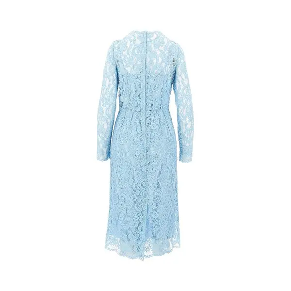 Dolce & Gabbana Floral Cordonetto Lace Midi Dress