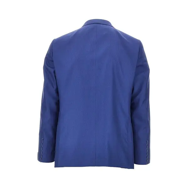 Caruso Silk And Wool Single-breasted Tailored Suit - Blue