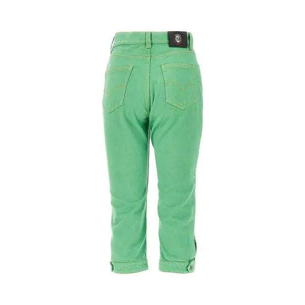 Versace Capri Jeans With Medusa Logo Detail